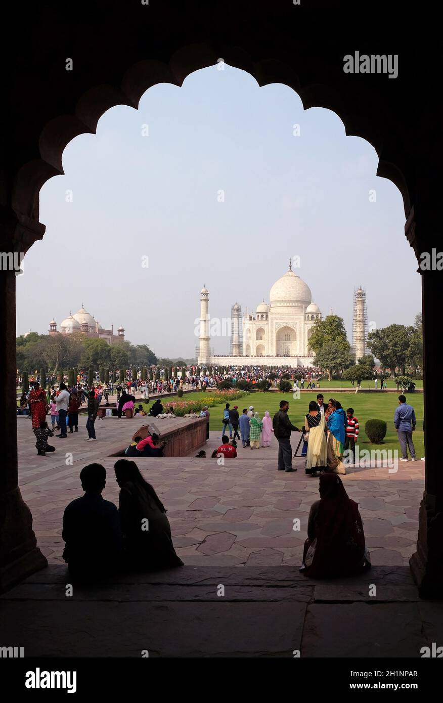 Taj Mahal (Crown of Palaces) in Agra, Uttar Pradesh, India Stock Photo ...
