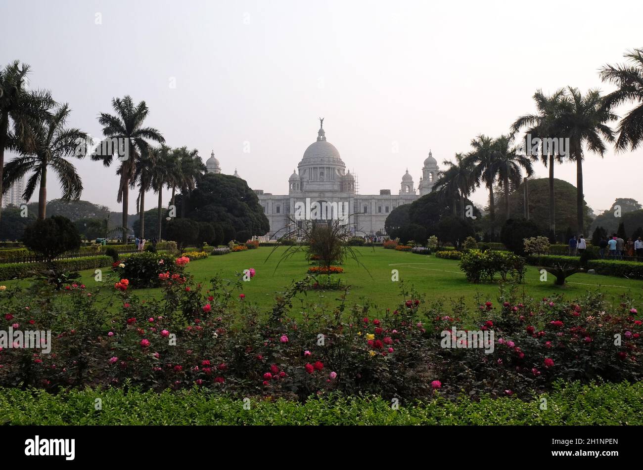 Victoria Memorial building in Kolkata, West Bengal, India Stock Photo ...
