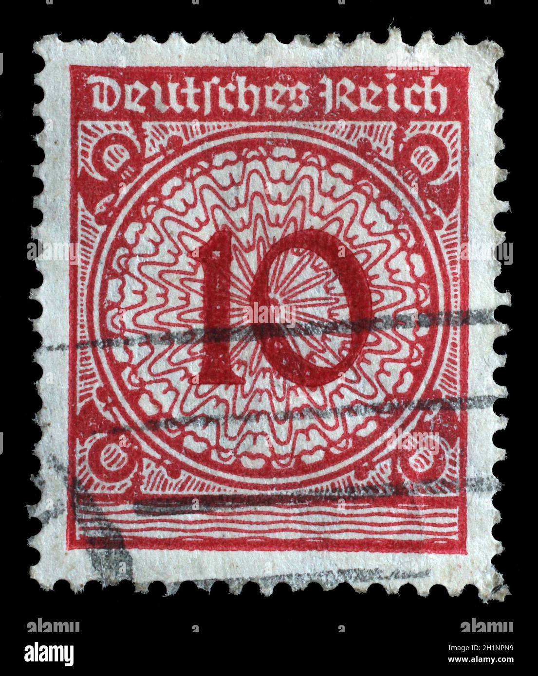 German inflation stamp hi-res stock photography and images - Alamy