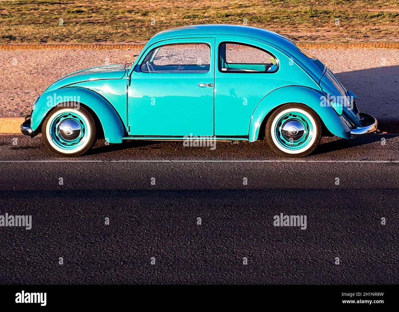 Classic car parked at street, montevideo, uruguay Stock Photo - Alamy