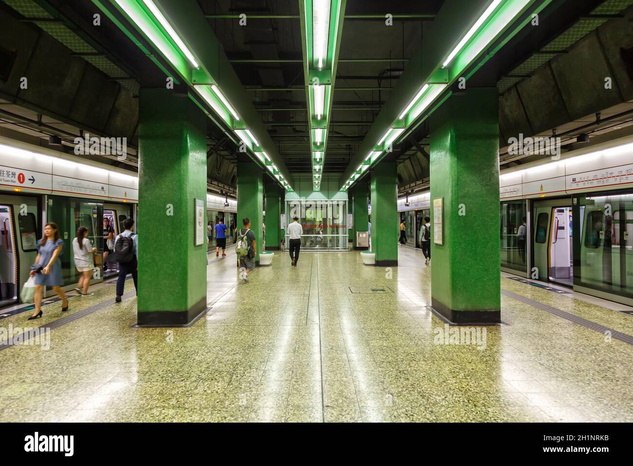 Hong Kong, China - September 19, 2019: Metro Hongkong Hong Kong ...
