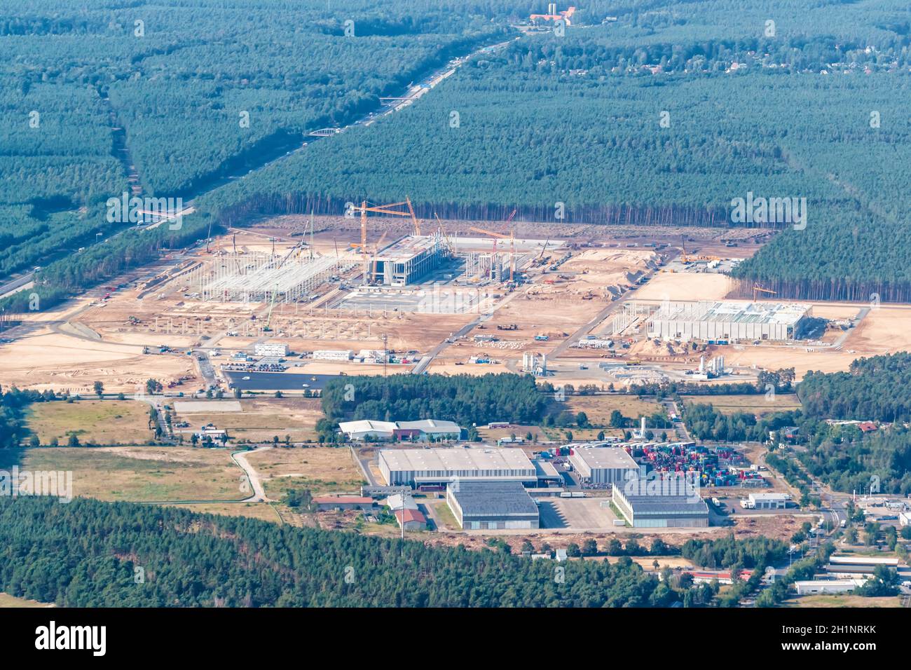 Berlin, Germany - August 19, 2020: Tesla Gigafactory Berlin Brandenburg ...