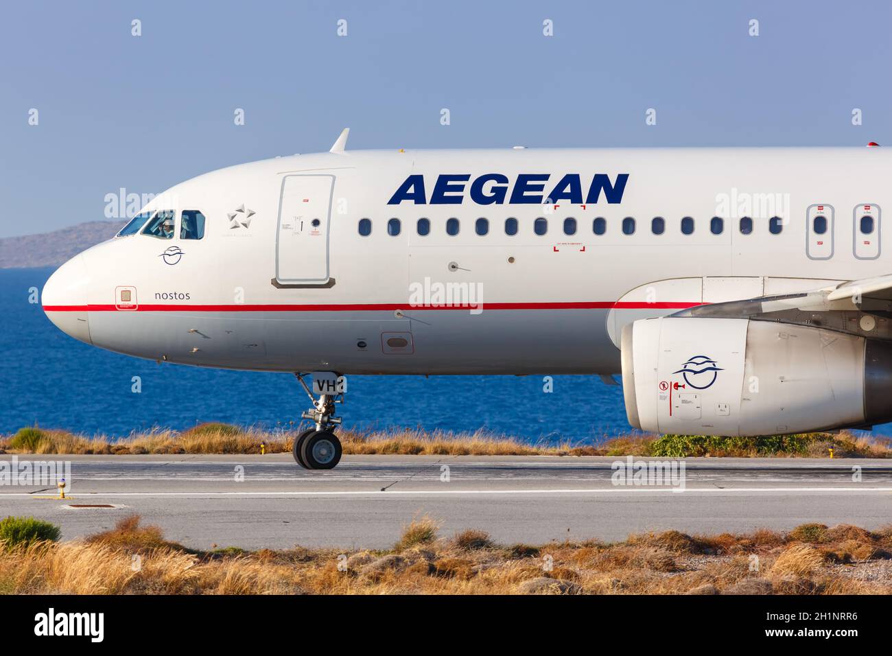 Heraklion, Greece - September 15, 2018: Aegean Airlines Airbus A320 ...