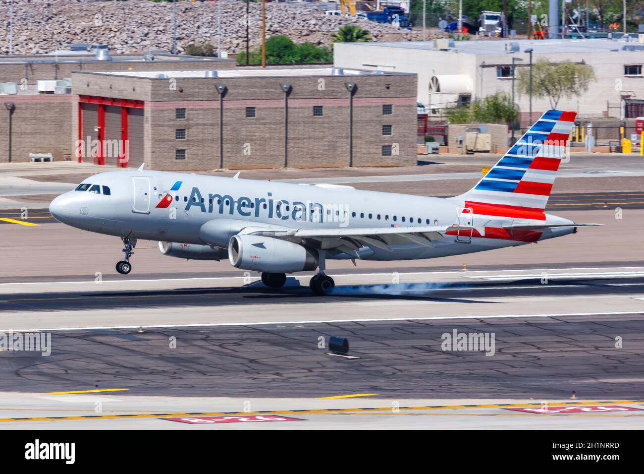 Phoenix, Arizona - April 8, 2019: American Airlines Airbus A319 ...