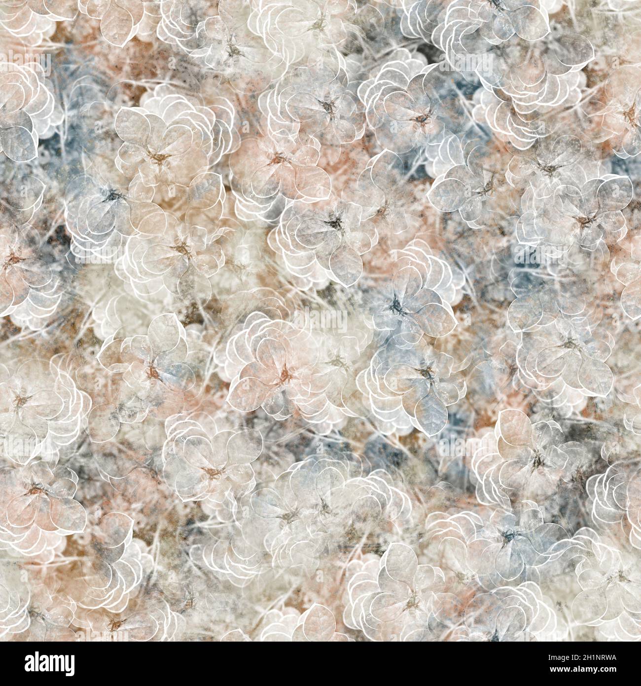 Seamless neutral and white grungy classic abstract surface pattern ...