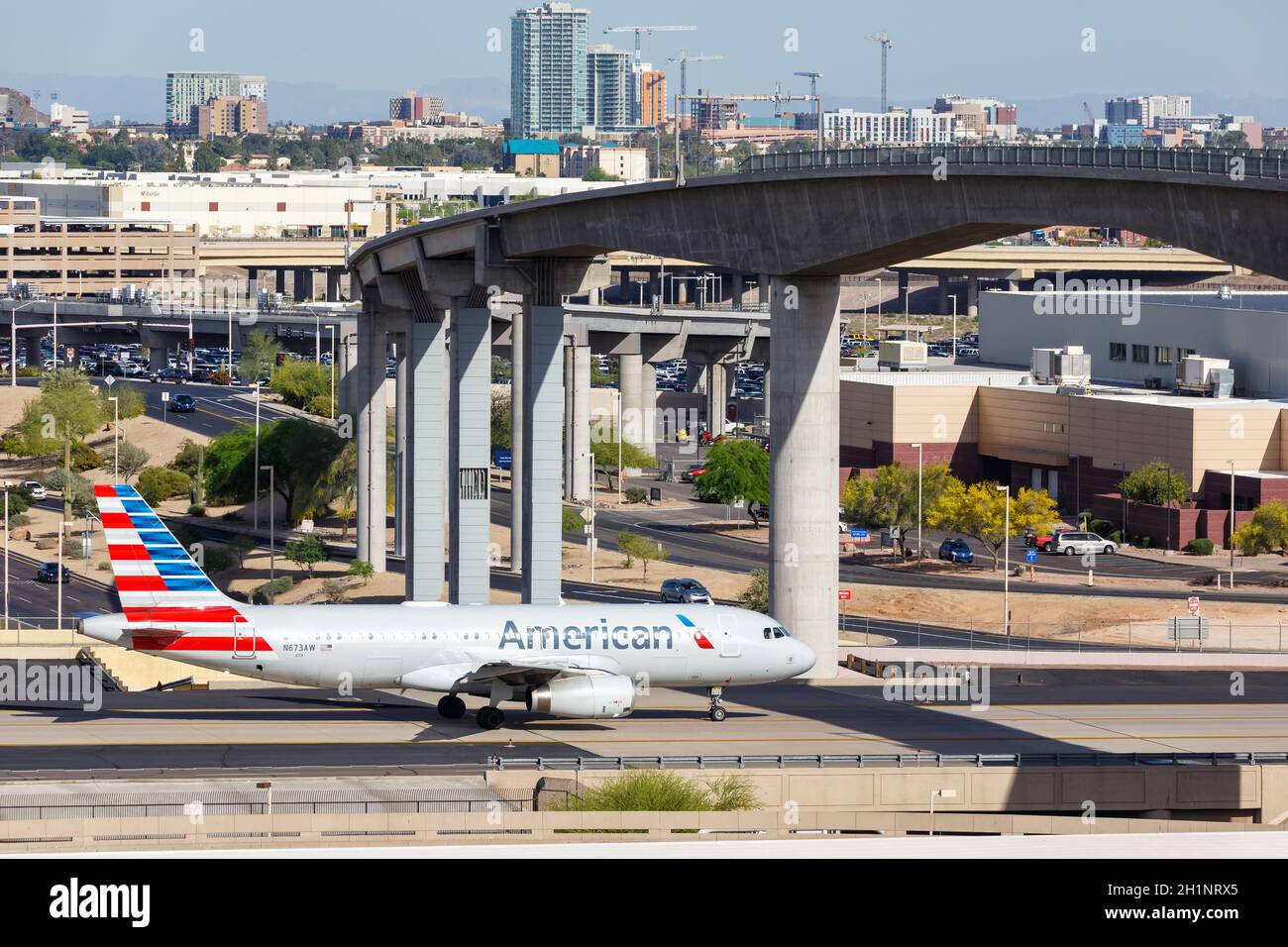 Phoenix, Arizona - April 8, 2019: American Airlines Airbus A320 ...