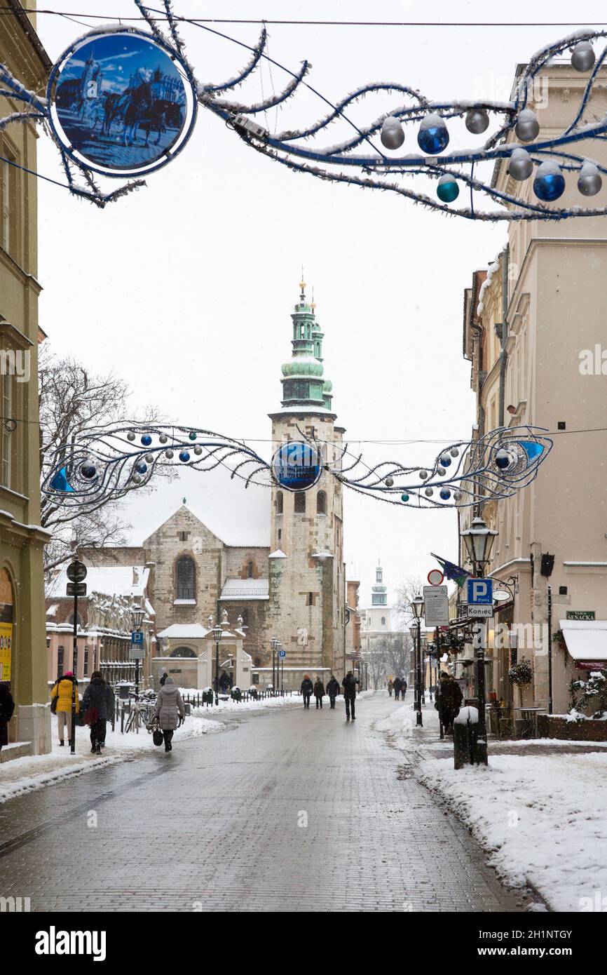 Krakow january hi-res stock photography and images - Alamy