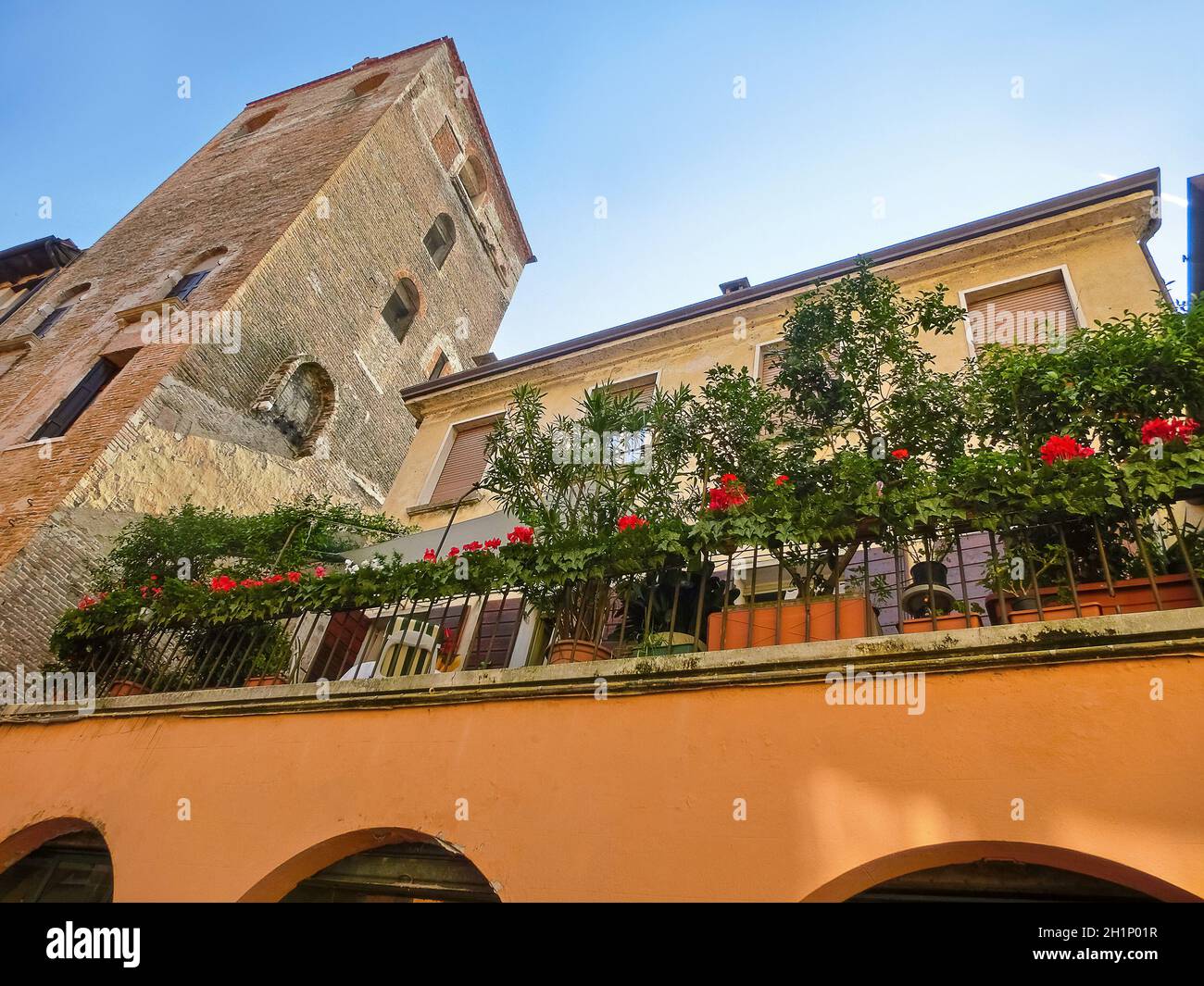 The old architecture in the centre of Treviso, Italy Stock Photo - Alamy