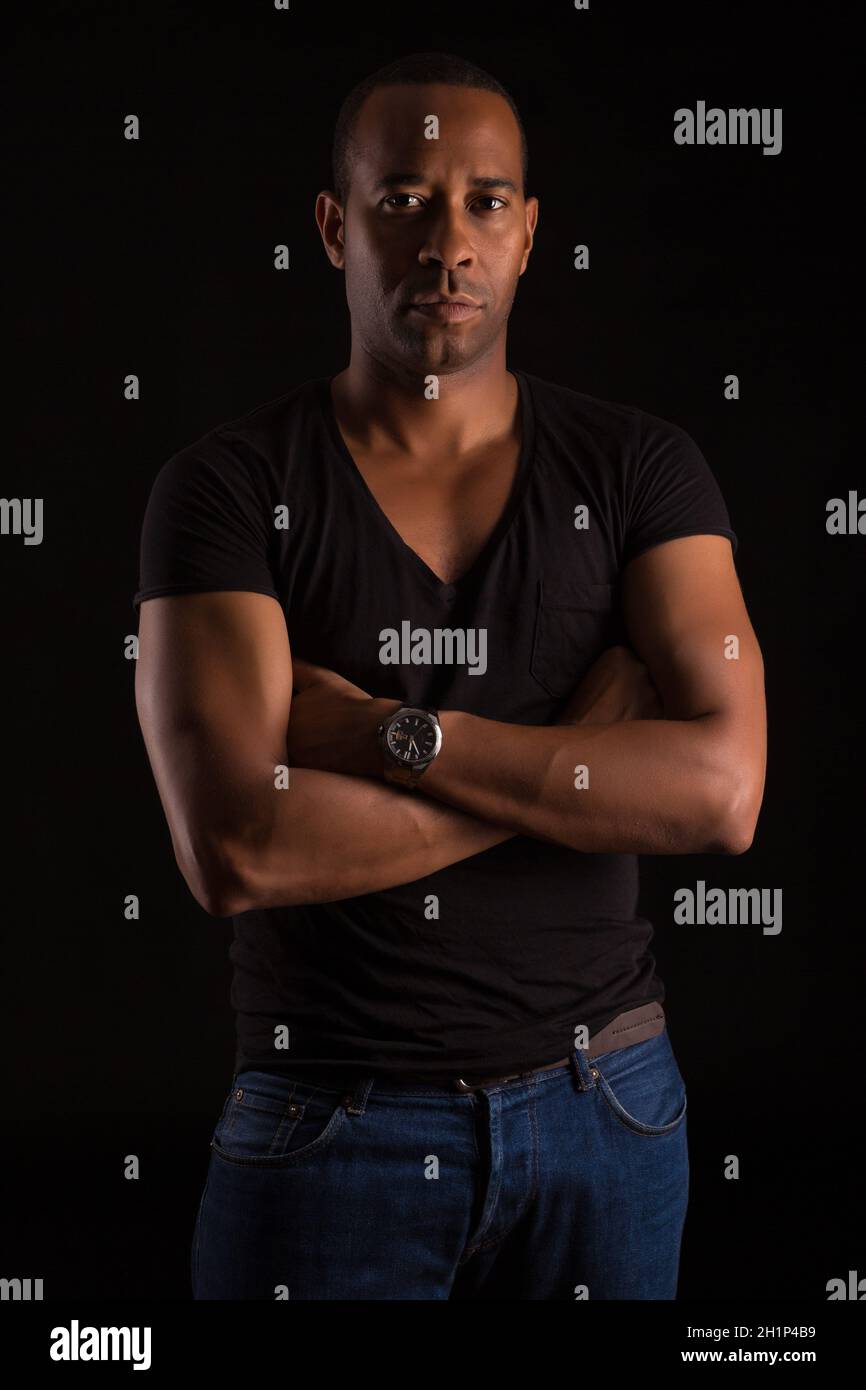 Beautiful african man hi-res stock photography and images - Alamy