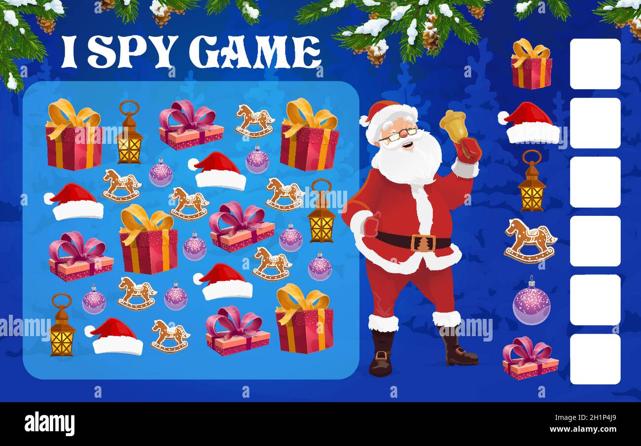 Christmas i spy hi-res stock photography and images - Alamy