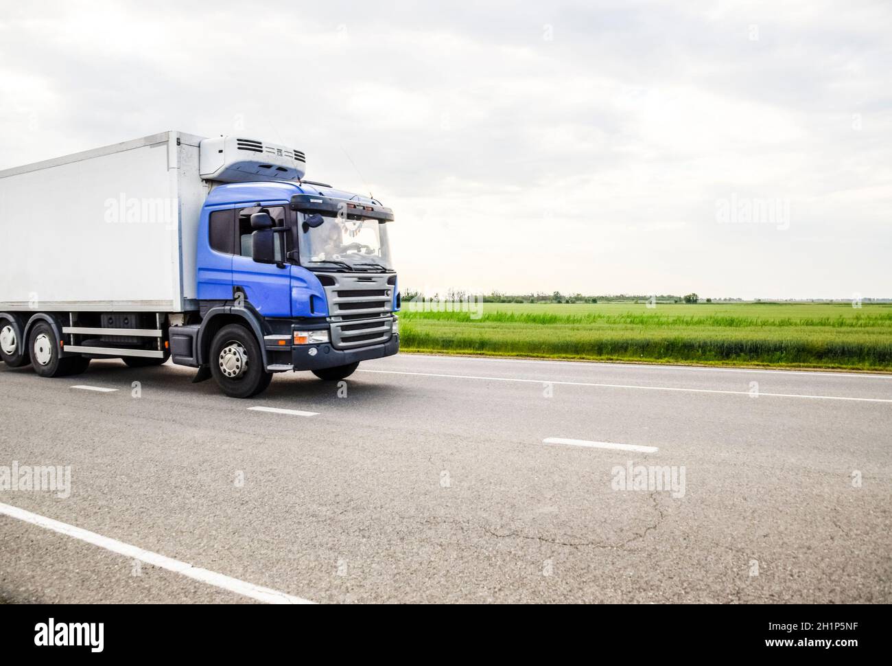 Freight vehicles on the track. Freight car. Truck Stock Photo - Alamy