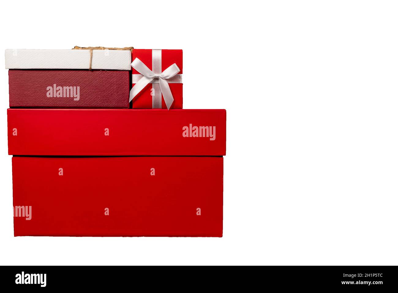 Merry christmas gift surprise Cut Out Stock Images & Pictures - Alamy