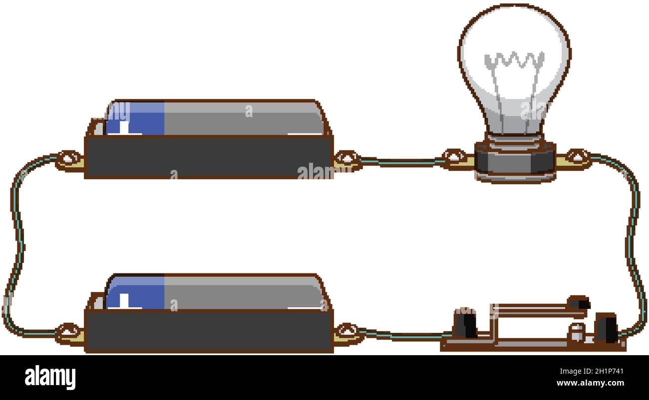 Battery light bulb circuit hi-res stock photography and images - Alamy