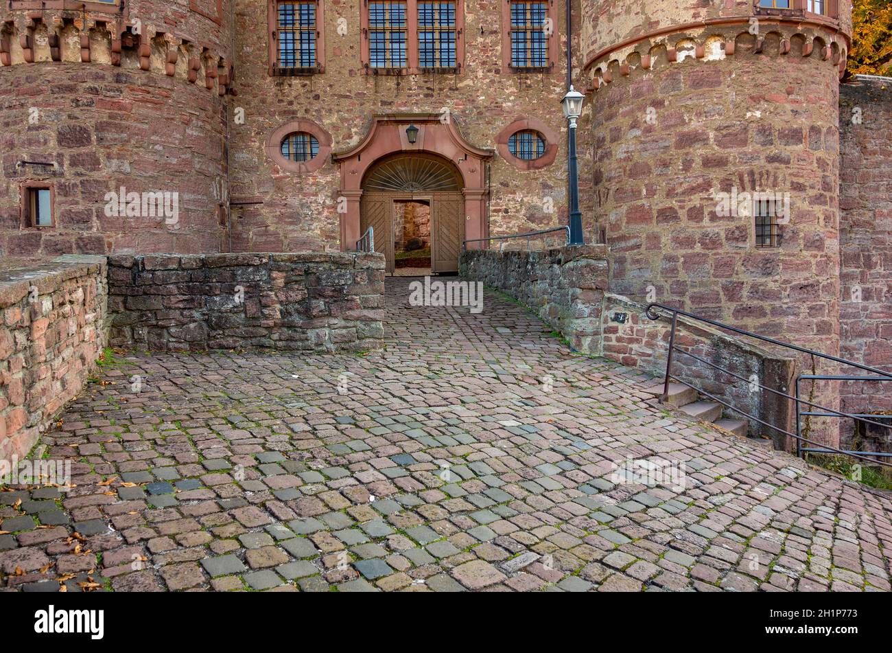 entrance of the Wertheim Castle in Southern Germany Stock Photo - Alamy