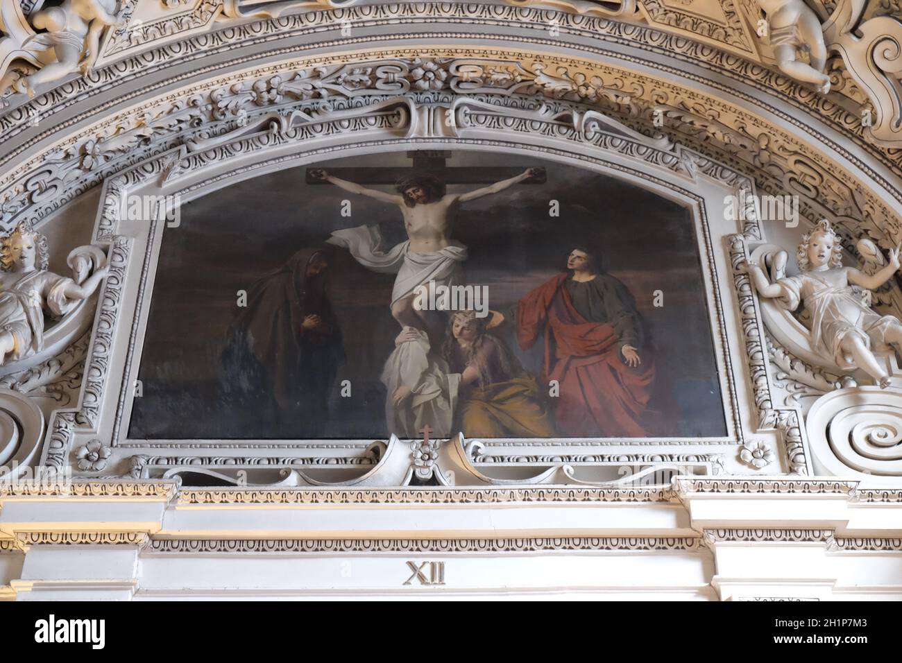 12th Stations of the Cross, Jesus dies on the cross , fragment of the ...