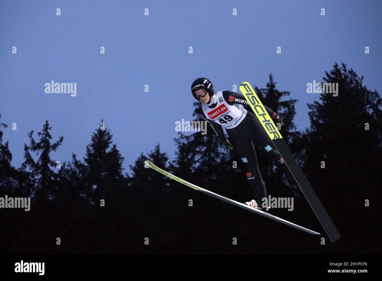 Anna Rupprecht (SC Degenfeld) beim FIS Weltcup Skispringen Frauen ...