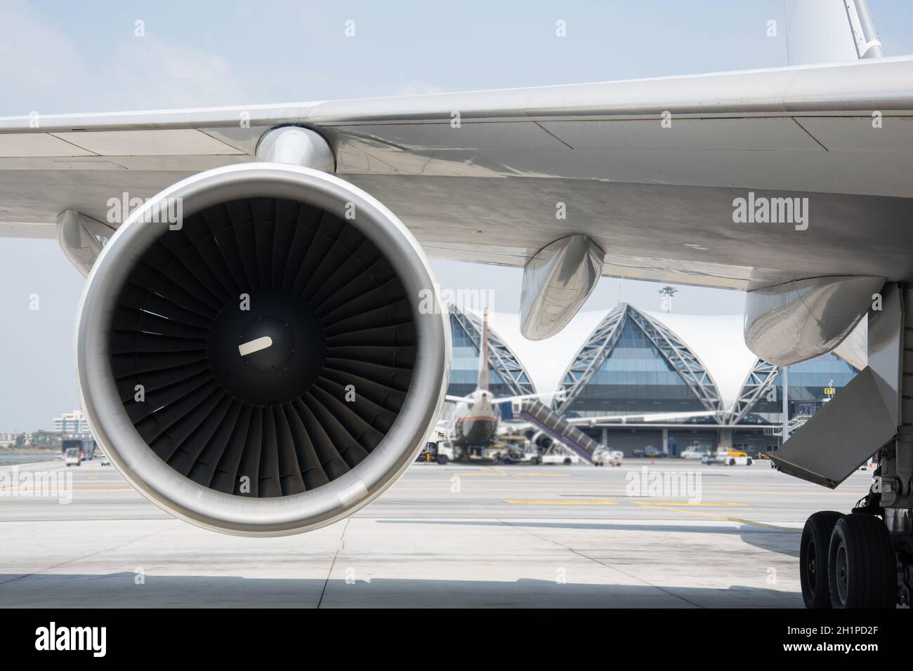 airplane turbine detail Stock Photo - Alamy