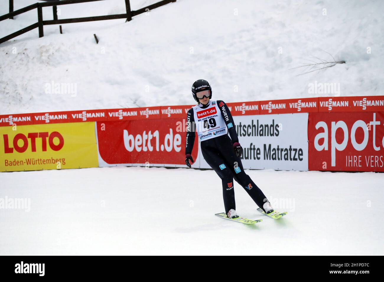 Anna Rupprecht (SC Degenfeld) beim FIS Weltcup Skispringen Frauen ...