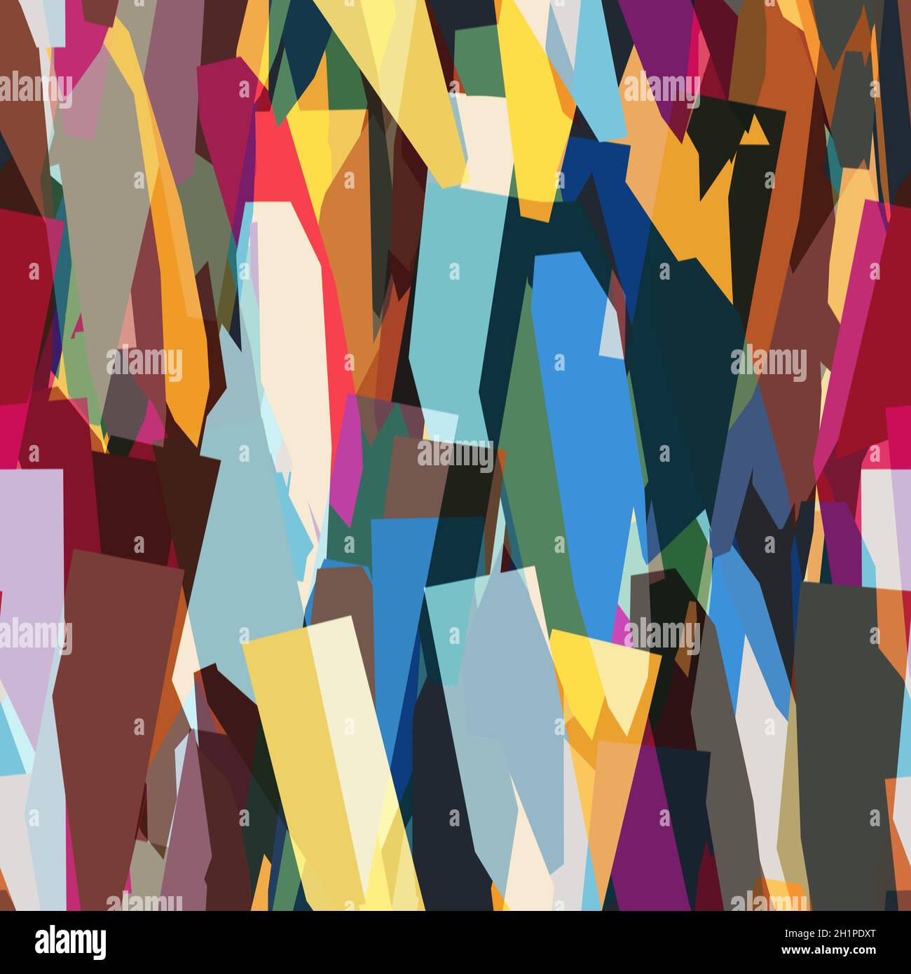 Seamless funky expressive and energetic paper cut out collage surface ...