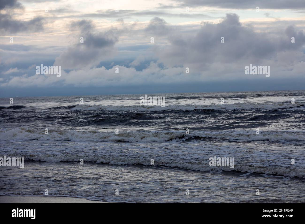 Baltic Sea on a cloudy and windy day Stock Photo - Alamy