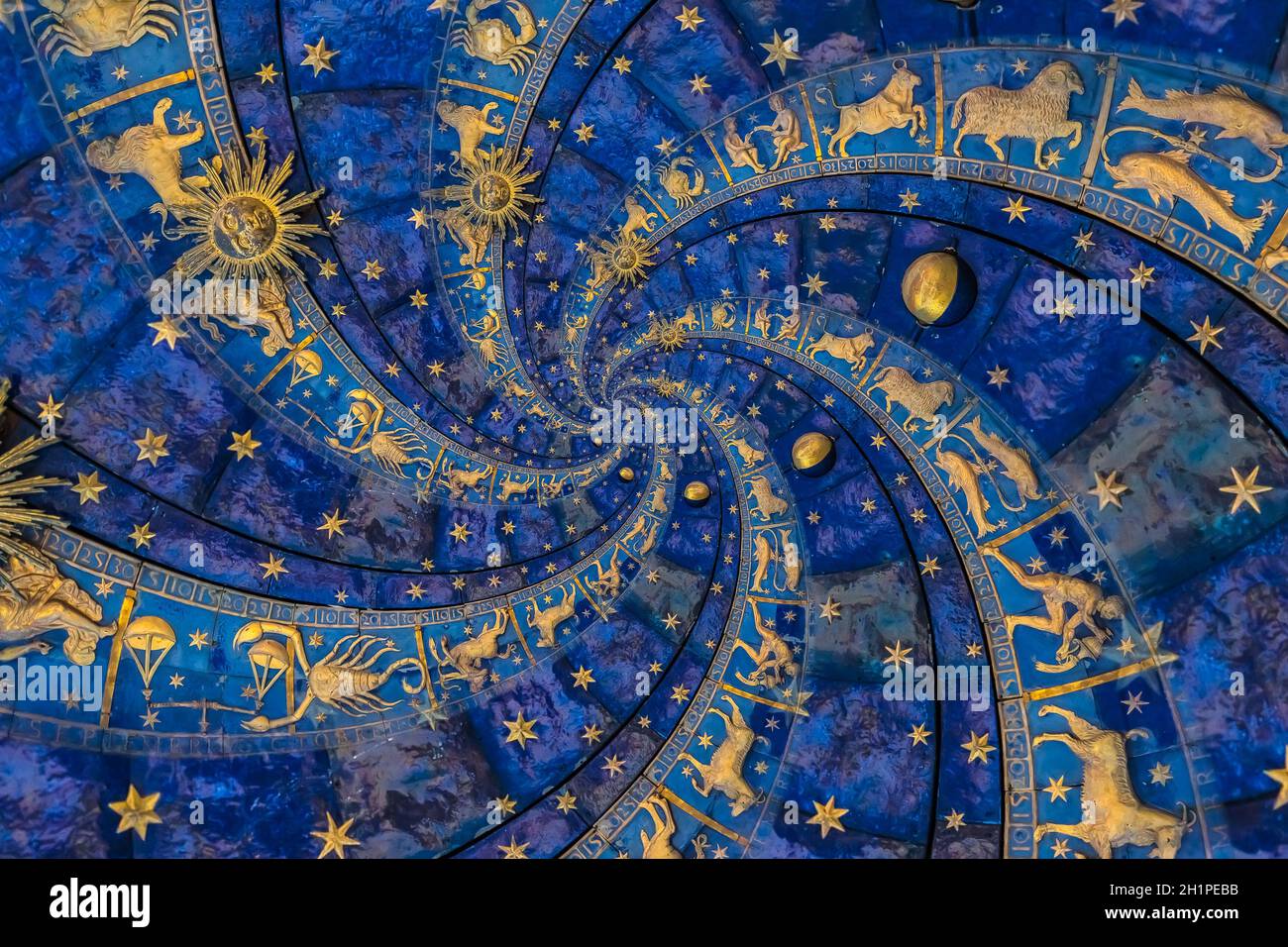 Droste effect background. Abstract design for concepts related to ...