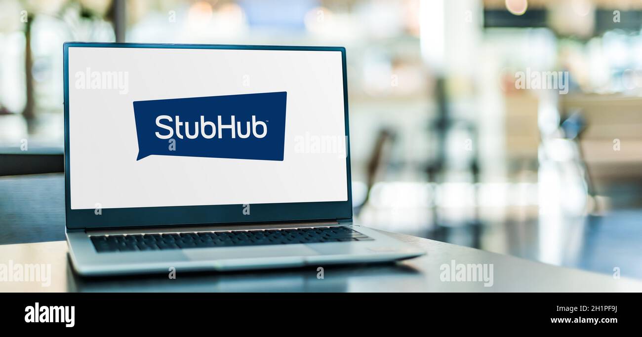 Stubhub screen hi-res stock photography and images - Alamy