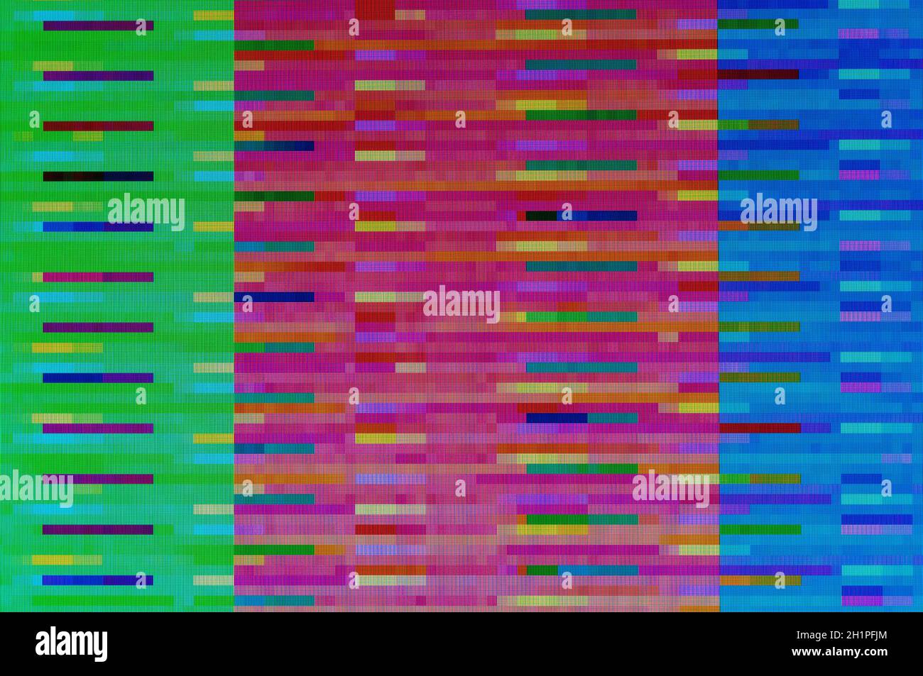 Abstract background, pattern of a digital glitch Stock Photo - Alamy
