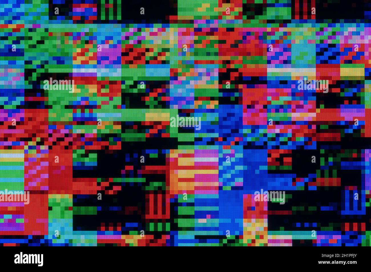Abstract background, pattern of a digital glitch Stock Photo - Alamy