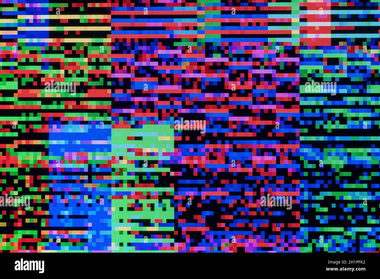 Abstract background, pattern of a digital glitch Stock Photo - Alamy