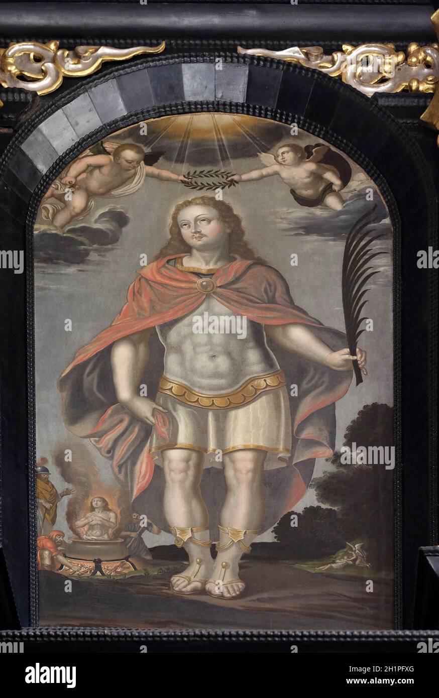 Saint Vitus, altar of Saint Dionysius in the Church of Saint Catherine ...