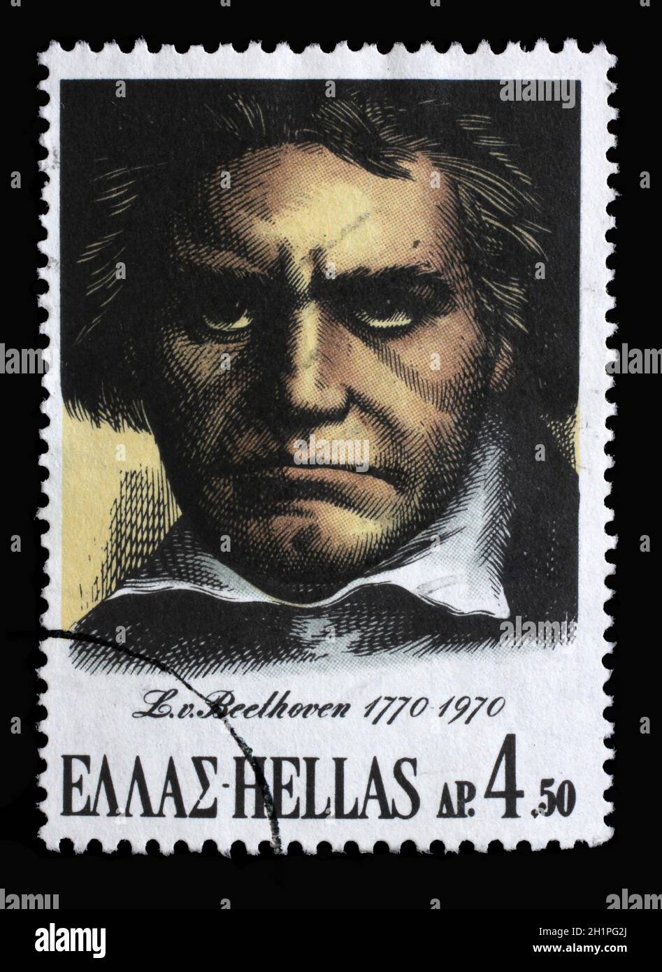 Ludwig van beethoven postage stamp hi-res stock photography and images ...