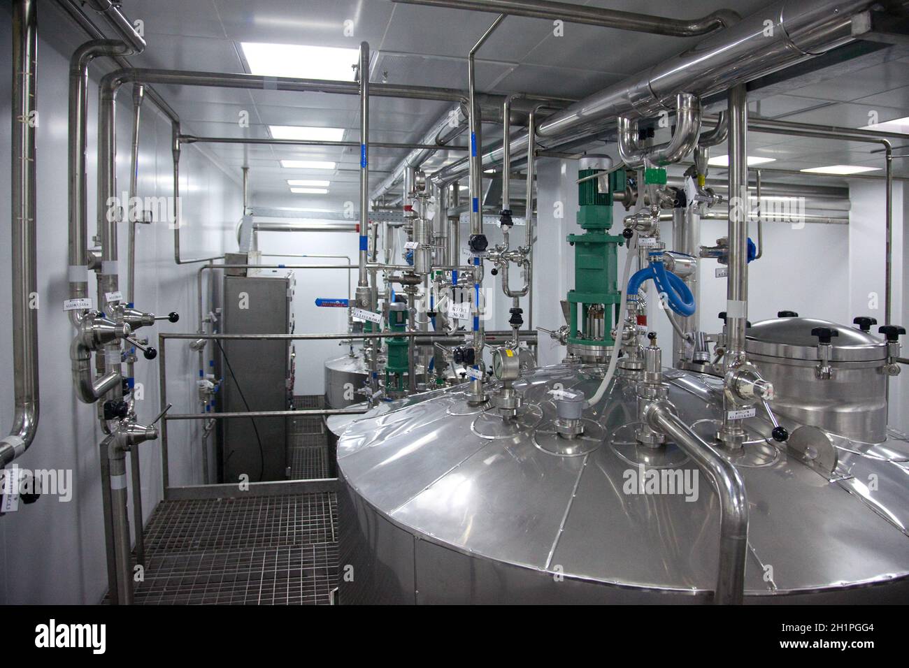 Drug production. Pharmaceutical factory. Biotechnology and drug ...