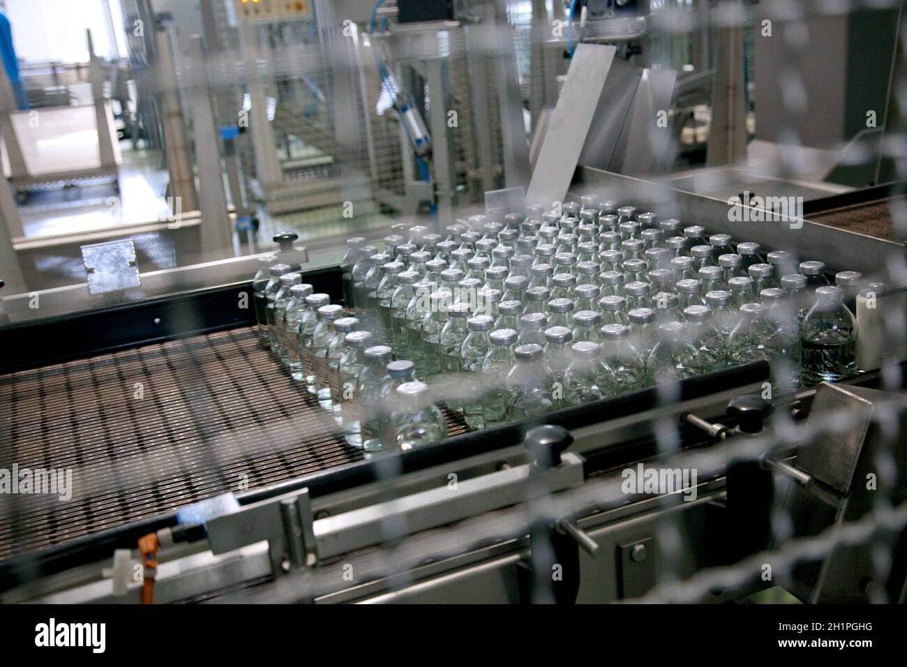 Pharmaceutical plant for the production of medicines. Conveyor for the ...