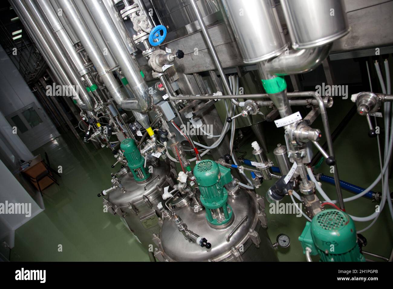 Drug production. Pharmaceutical factory. Biotechnology and drug ...