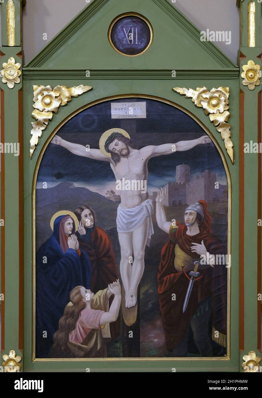 12th Stations of the Cross, Jesus dies on the cross, church of Saint ...