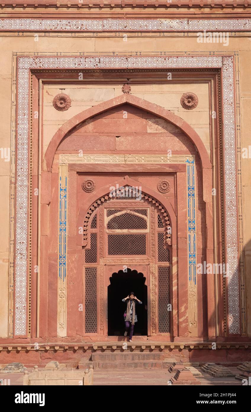 Historical city constructed by Mughal emperor Akbar in Fatehpur Sikri ...