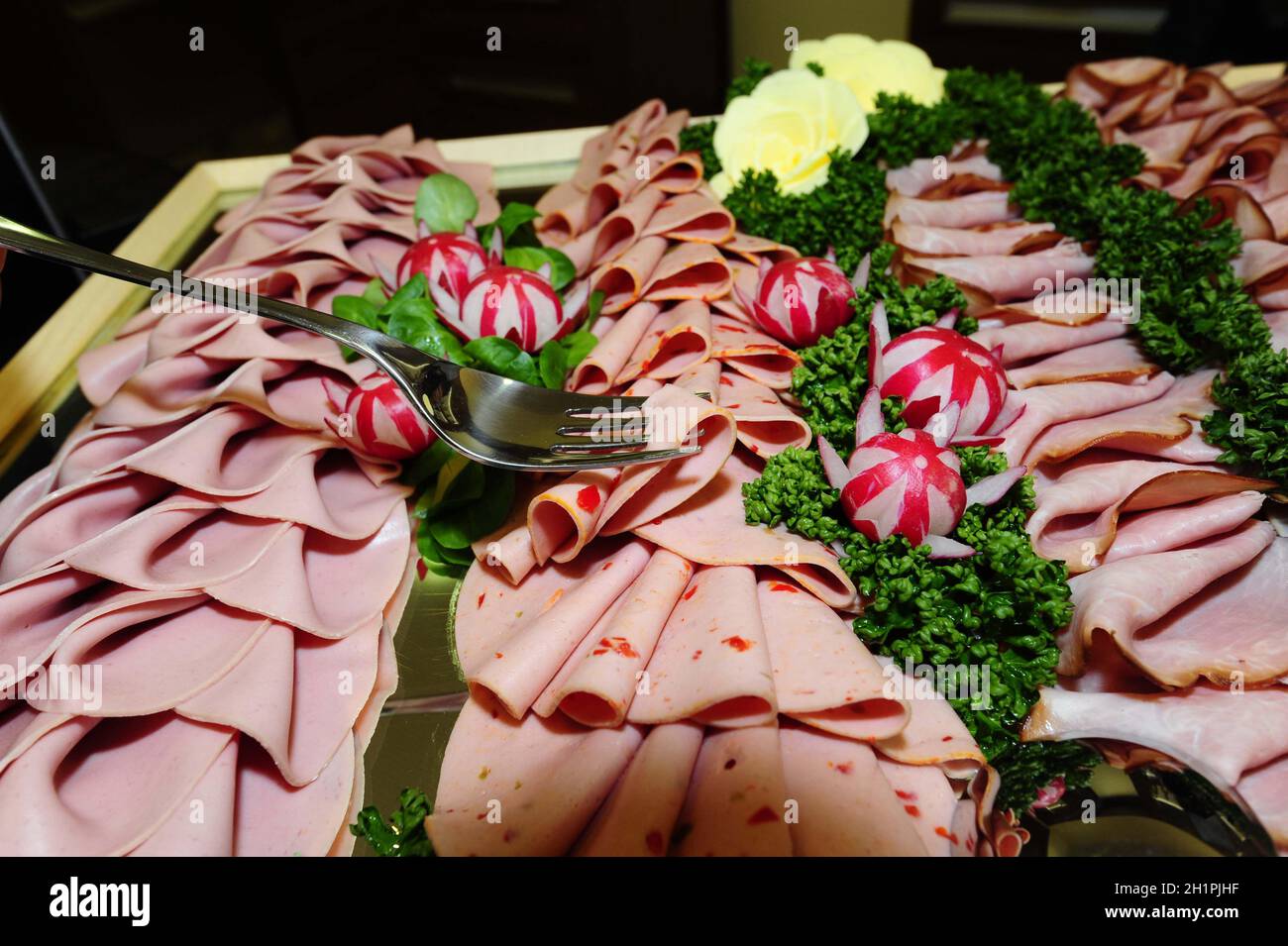 Platter of cold meats hi-res stock photography and images - Alamy
