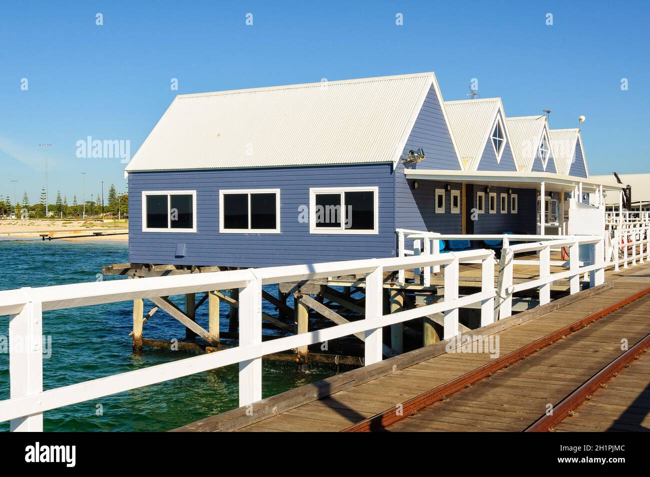 Busselton jetty train hi-res stock photography and images - Alamy