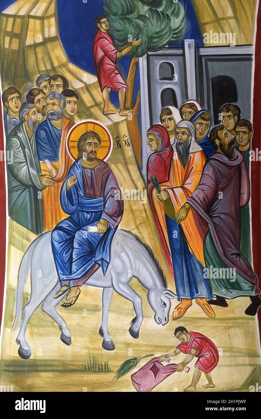 Jesus triumphal entry hi-res stock photography and images - Alamy