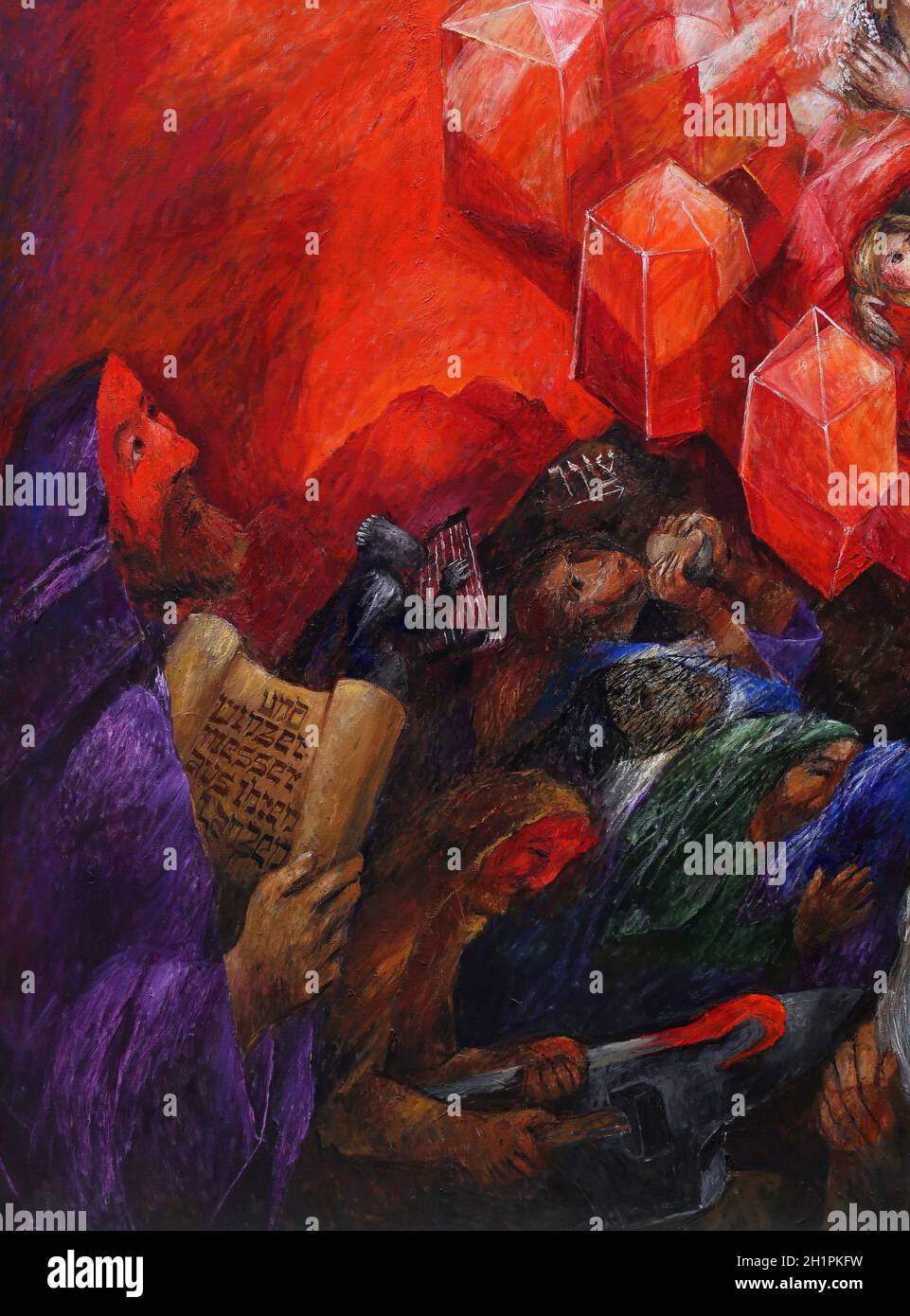 The prophet Isaiah, the Old Testament, detail of high altar by Sieger ...