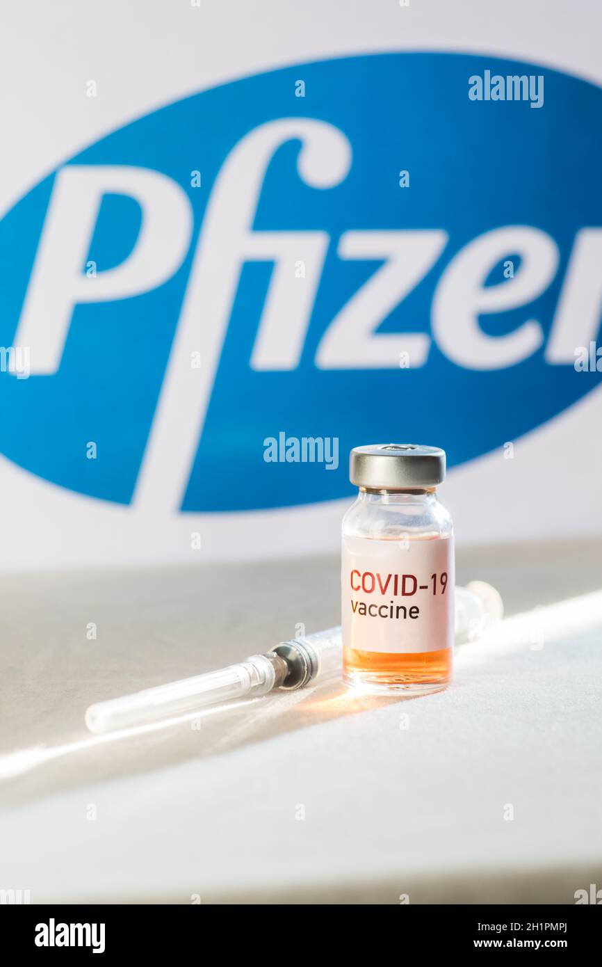 Pfizer new logo hi-res stock photography and images - Alamy