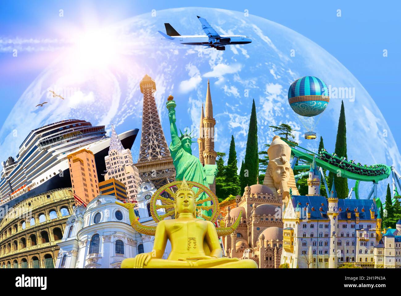 Landmarks Of The World Collage