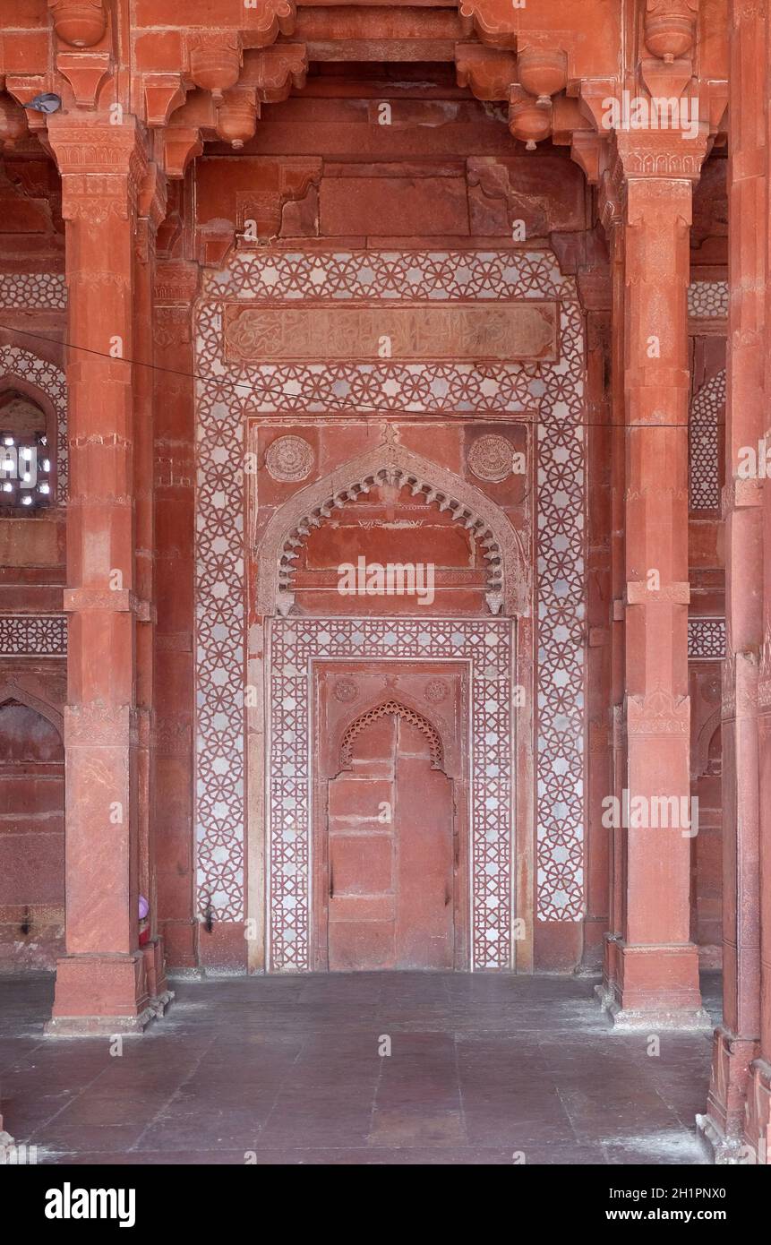 Historical city constructed by Mughal emperor Akbar in Fatehpur Sikri ...
