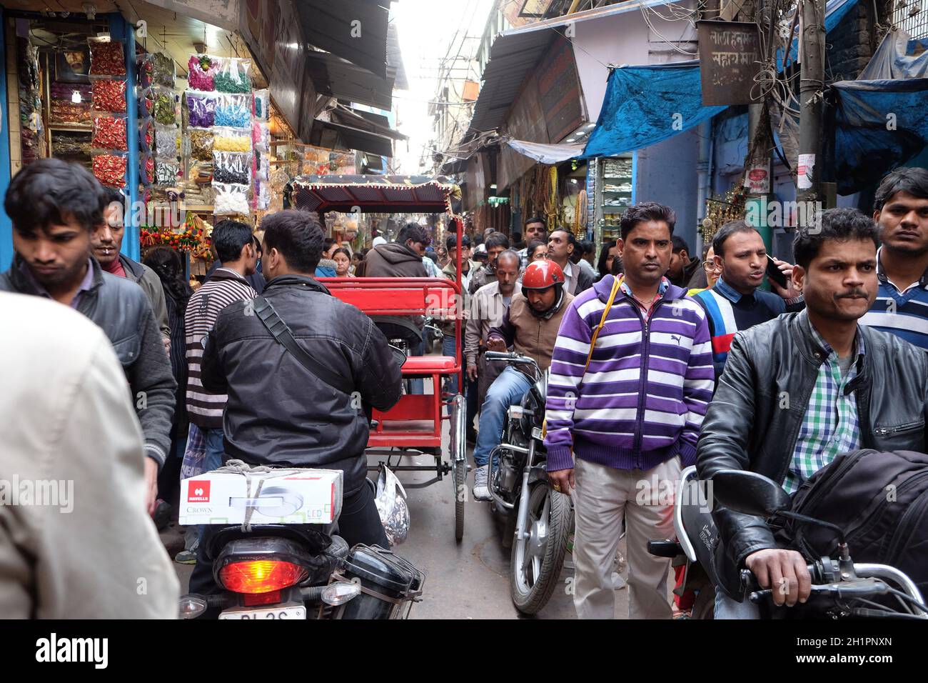 Rickshaw power old delhi hi-res stock photography and images - Alamy