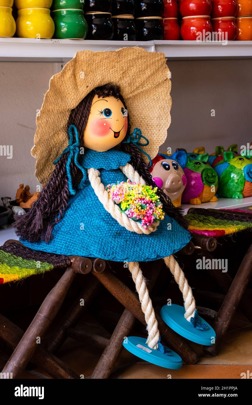 RAQUIRA, COLOMBIA - FEBRUARY 2021. The city of pots, Colombia Stock ...