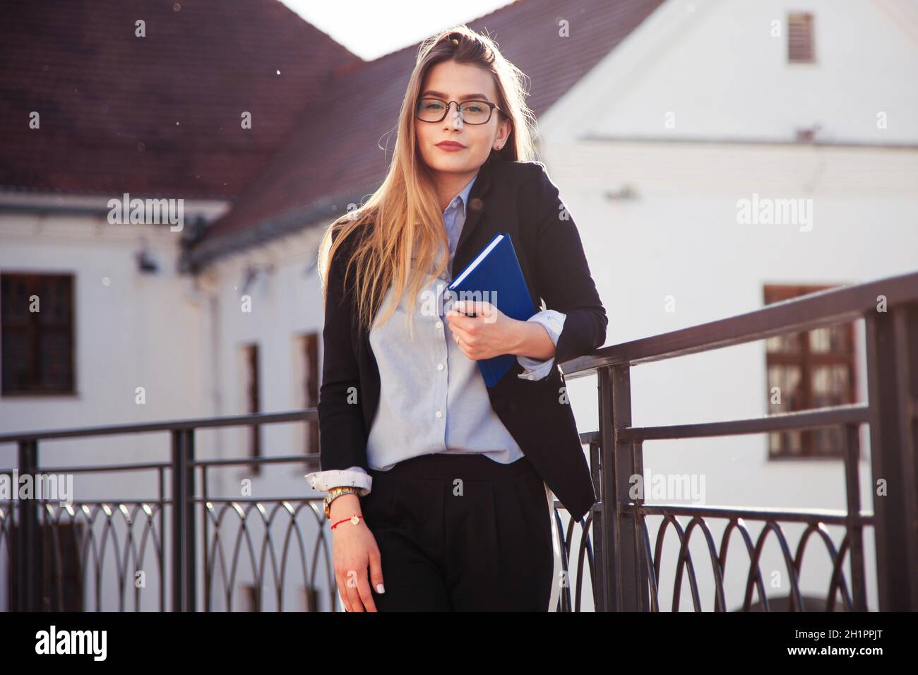 A young graduate girl in search of work Stock Photo - Alamy