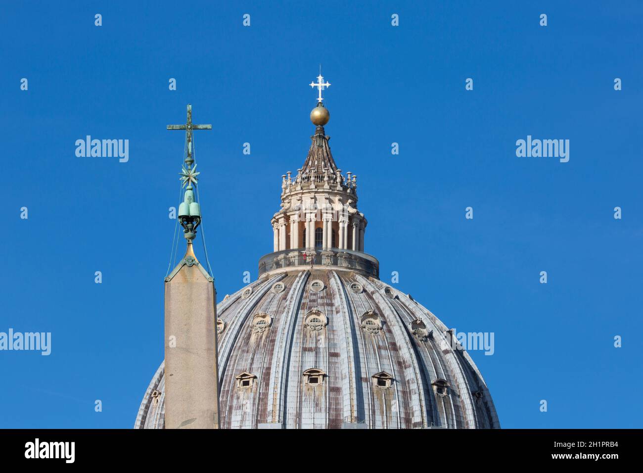 Vatican, Rome, Italy - October 9, 2020: Dome of Saint Peter's Basilica ...