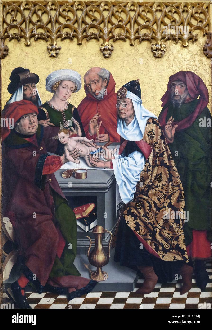 The circumcision of Christ, Twelve Apostles altar in St James Church in ...