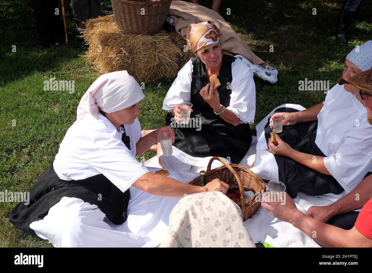 The harvest traditionally begins assembling villagers, singing and ...