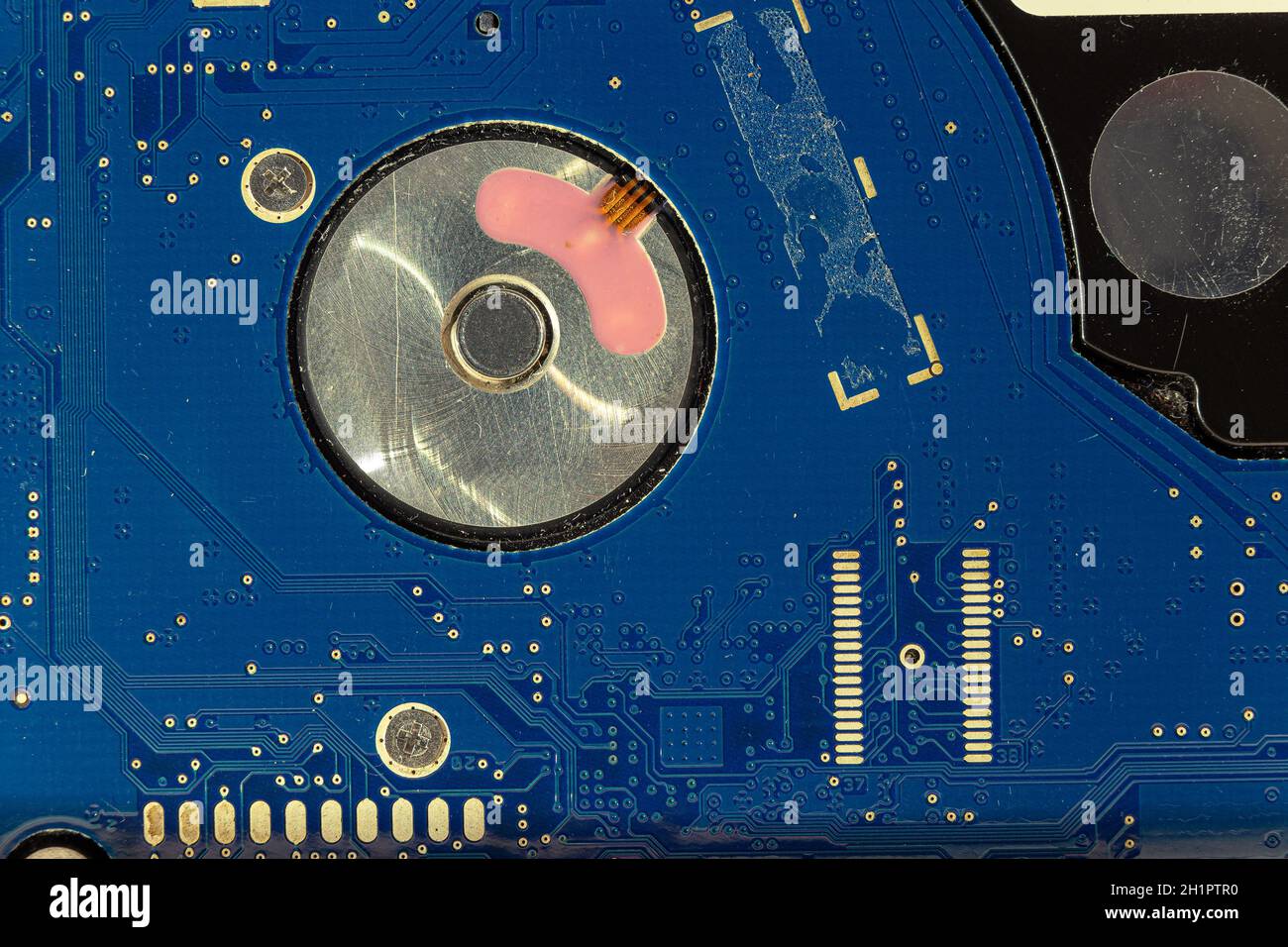 detail of the electrical circuits of a 2.5 '' hard disk Stock Photo - Alamy